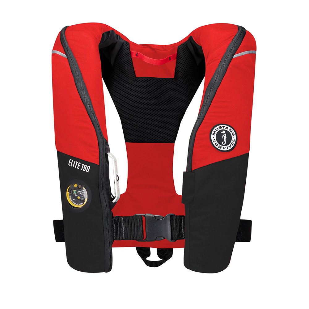 Mustang Elite 190 Offshore Inflatable PFD - Mid-Atlantic Rescue Systems