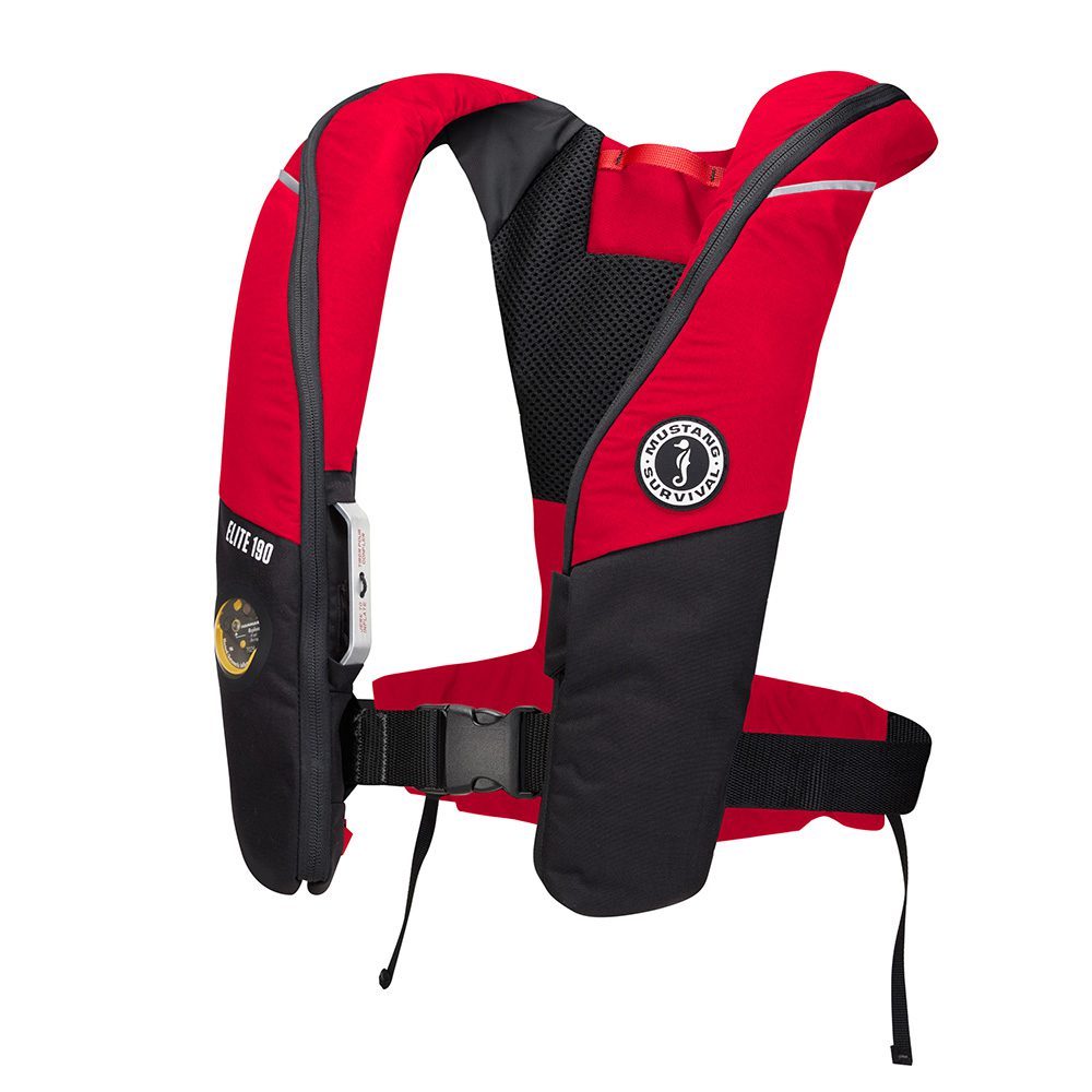 Mustang Elite 190 Offshore Inflatable PFD - Mid-Atlantic Rescue Systems