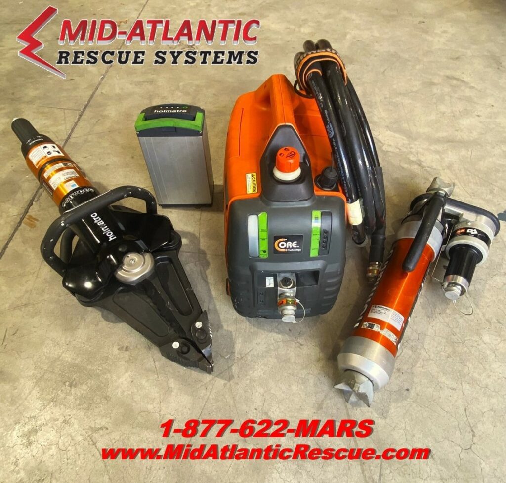 HOLMATRO Battery powered CORE system. - Mid-Atlantic Rescue Systems